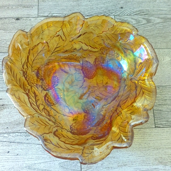 Indiana Glass | Accents | Vintage Indiana Glass Loganberry Pattern Dish ...